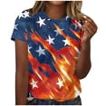 Bnwani T-Shirts Graphic,T-Shirts for Women,Casual,Independence Day ...