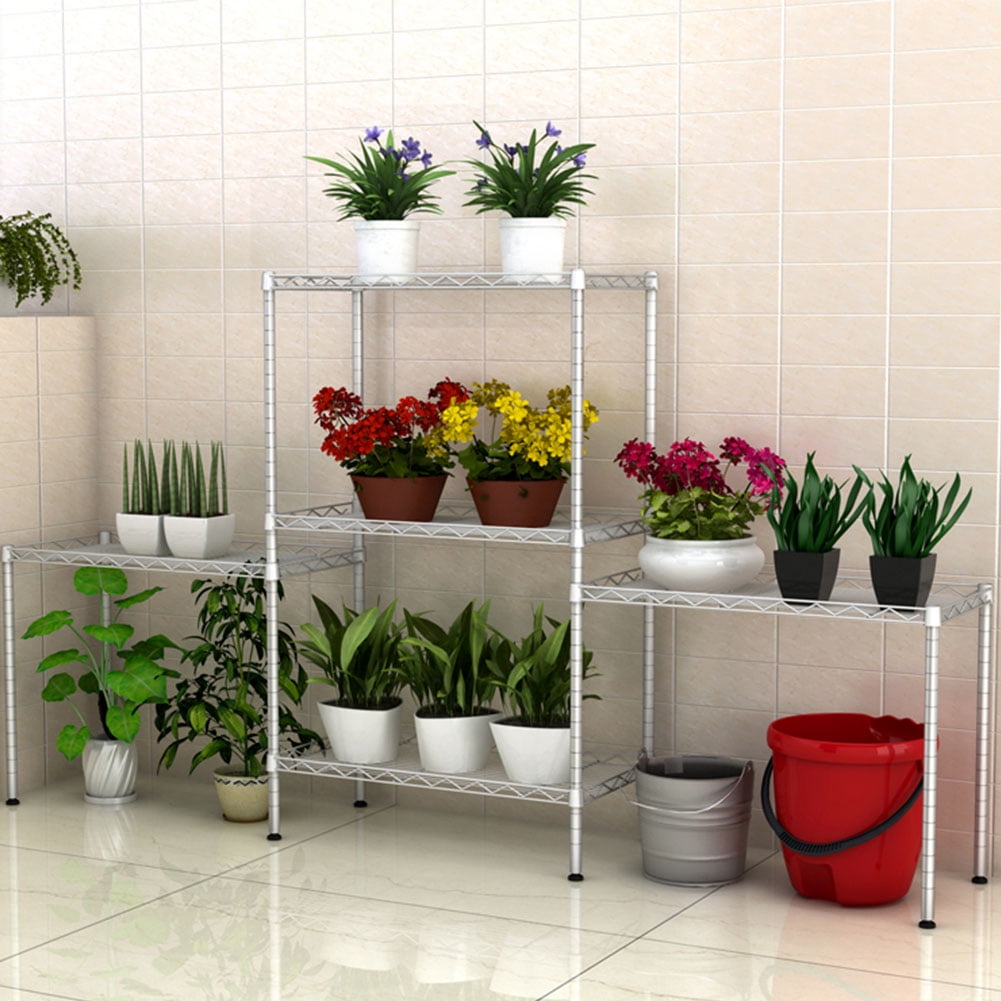 Veryke 5-Tier Storage Rack, Storage Racks and Shelving, Adjustable 5 ...