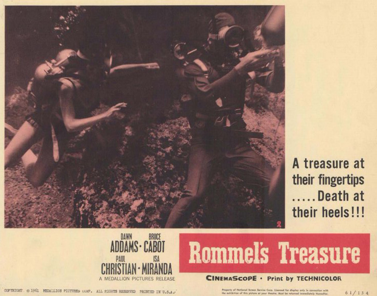 Rommel's Treasure - movie POSTER (Style D) (11" x 14") (1961) - Walmart.com