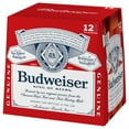 Budweiser Beer, 12 Pack Beer, 12 fl oz Glass Bottles, 5 % ABV, Domestic ...