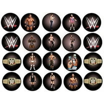 WWE Wrestling Edible Cake Topper - Birthday Party Decor - ABPID12472 ...
