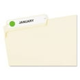Handwrite Only Self-Adhesive Removable Round Color-Coding Labels, 0.5 ...