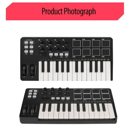 Universal MIDI Controller USB MIDI Keyboard Controller With 25 Mini ...