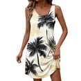 Fwqbns Women's Casual Summer Sundresses Beach Cover Up Dress ...