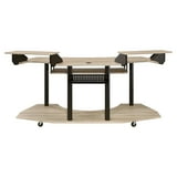 ACME Eleazar Music Recording Studio Desk in Natural Oak - Walmart.com