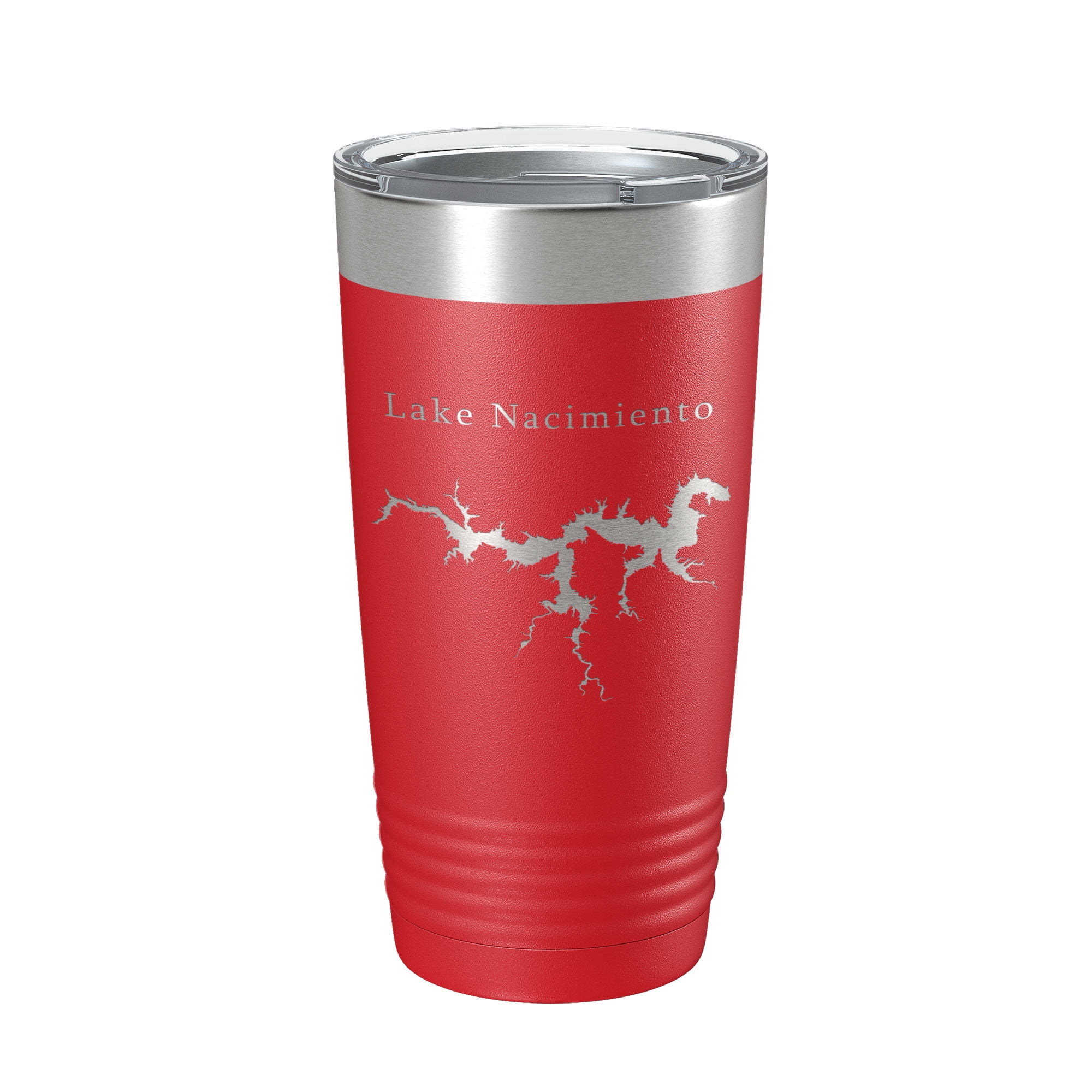 Lake Nacimiento Map Tumbler Travel Mug Insulated Laser Engraved Coffee ...