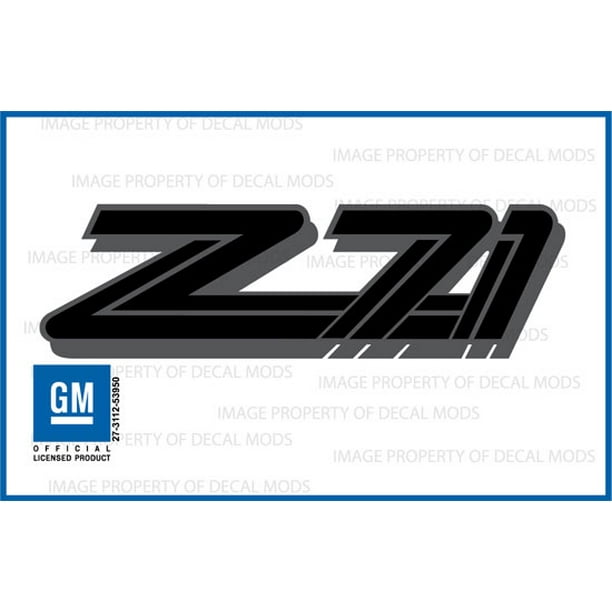 Decal Mods Z71 Blackout Decals Stickers fits Chevy Silverado / GMC ...