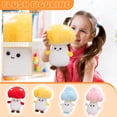 Creative Glowing Mushroom Plush Stuffed Figure, Cute Glow-in-the-Dark ...