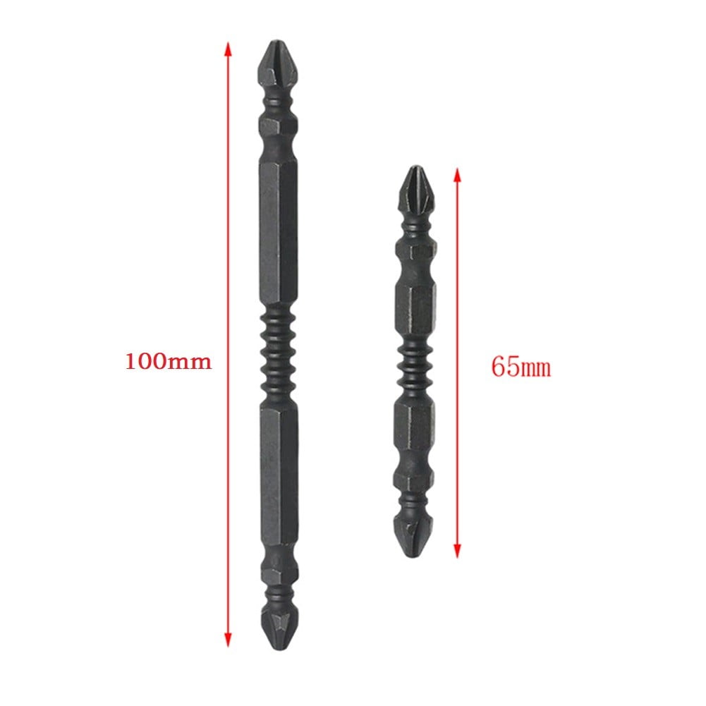 Double-Headed Cross Screwdriver Bits Ph2 65Mm 100Mm For Electric Hand ...