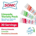 Sonic Variety Pack Singles to Go Powdered Drink Mix 30 Packets ...