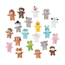 Bulk Cute Stuffed Animals Kids Pack Set - Mini Plush Animal Assortment ...