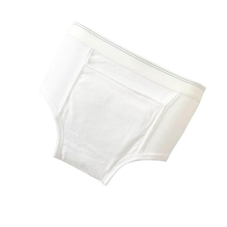 Washable Absorbency Incontinence Aid Cotton Underwear Briefs for Cotton ...
