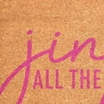 24" X 36" Brown And Pink Christmas Outdoor Coir Door Mat - Walmart.com