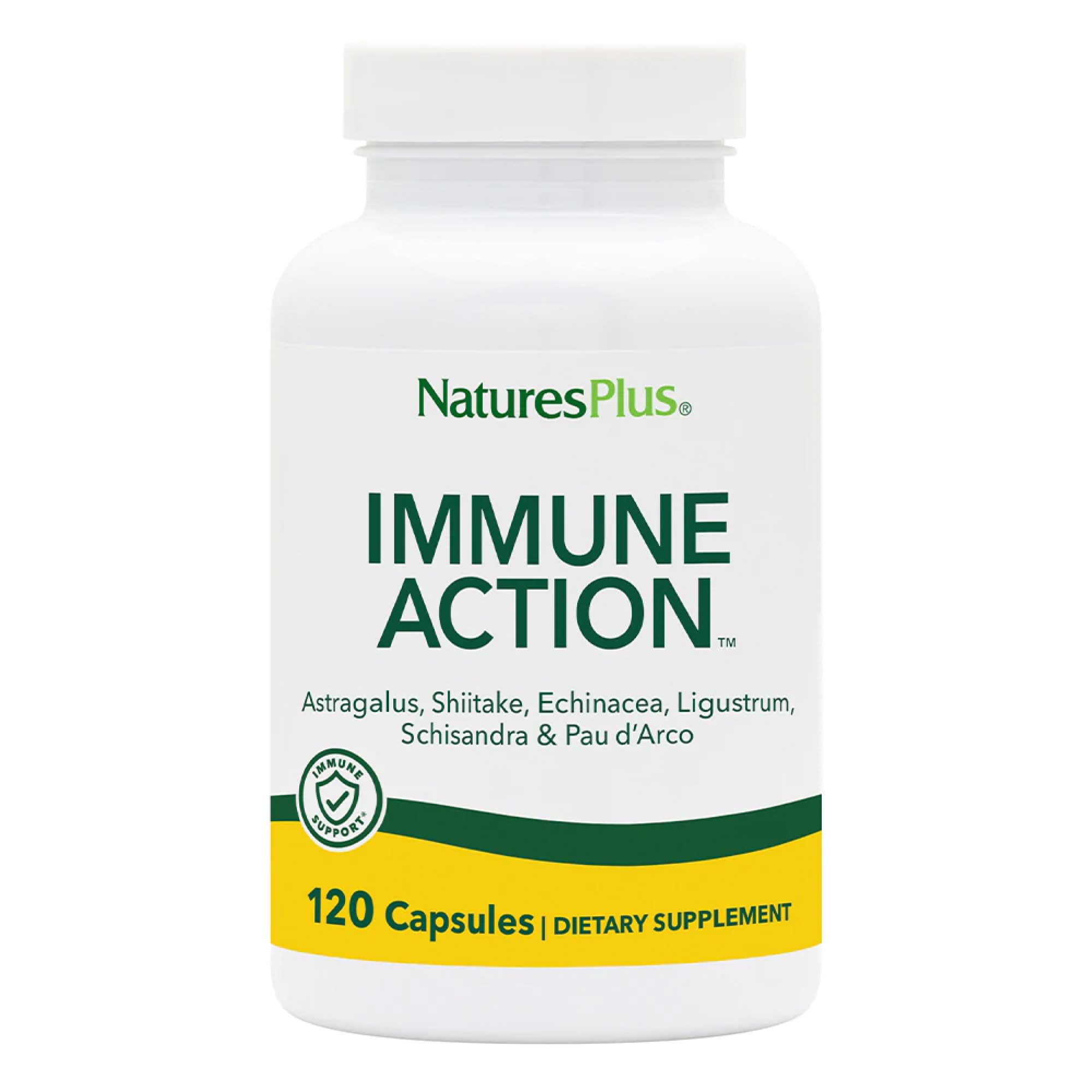 Suplemento NaturesPlus Immune Action 120 cápsulas veganas | Bodega ...