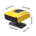 Dtchengua 12V Car Heater - Fast Heating Dashboard Defroster & Fan ...