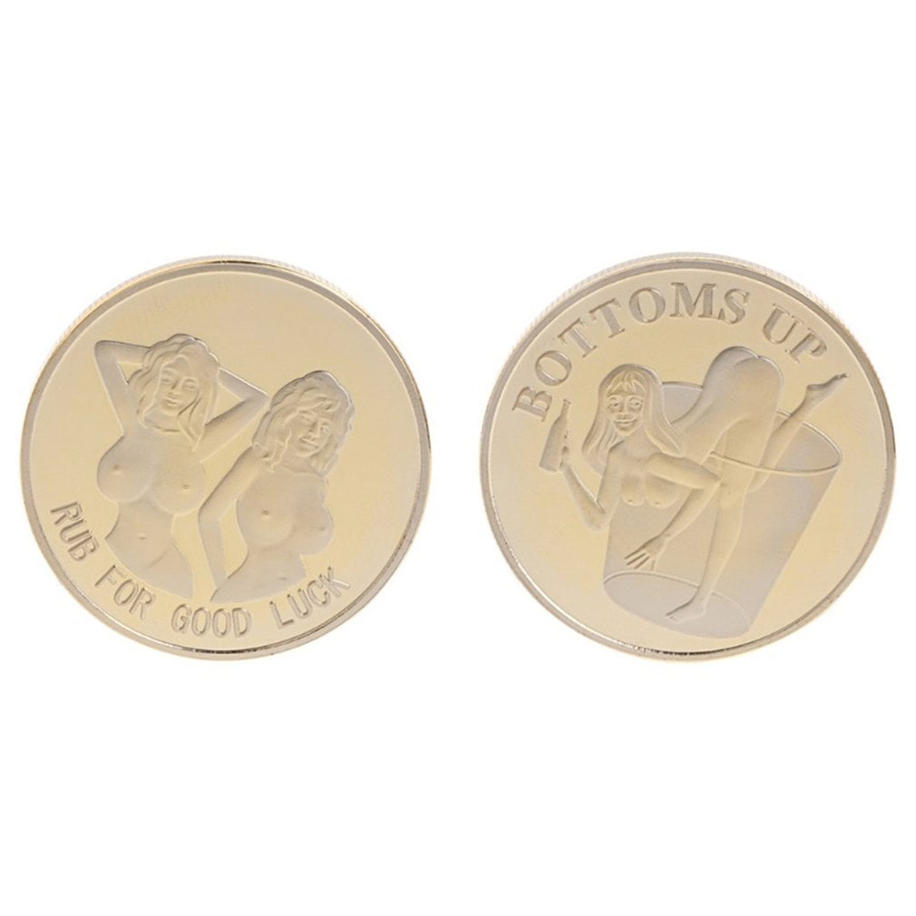Lucky Coin Sexy Lady Alloy Coin Collectible Commemorative Coin Souvenir ...