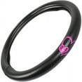 GripGrab Comfort Grip, Cute Pink Hearts Design on Black Synthetic ...