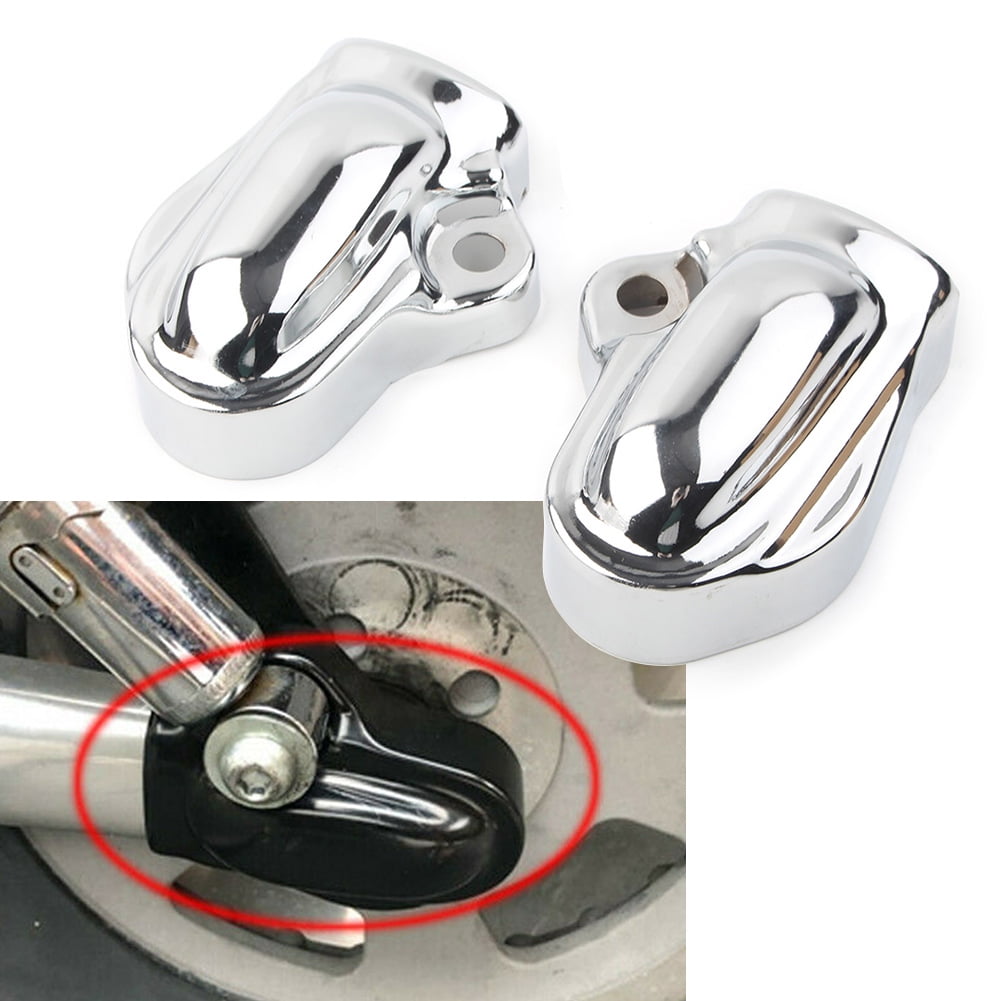 BFY Motorcycle Bar & Shield Rear Axle Nut Covers Left+Right For Harley ...