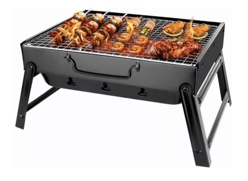Mini Parrilla De Carbón Portátil Plegable Acero Inoxidable | Bodega ...