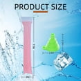 200 packs of disposable ice pops molds with funnels, for making ...