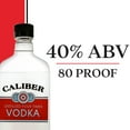Caliber Vodka, 750 ml Traveler Bottle, 80 Proof Smooth Spirit Crafted ...