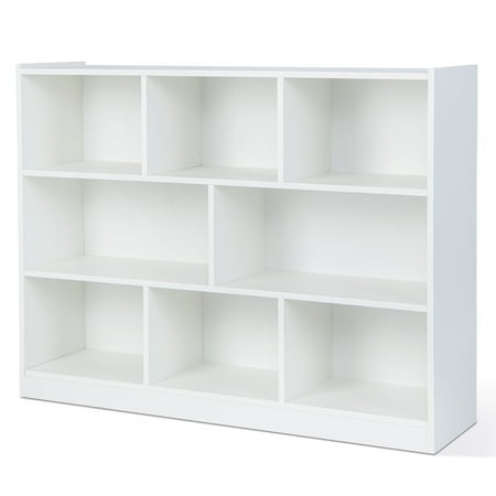 Click here for Costway 3-Tier Open Bookcase 8-Cube Floor Standing... prices