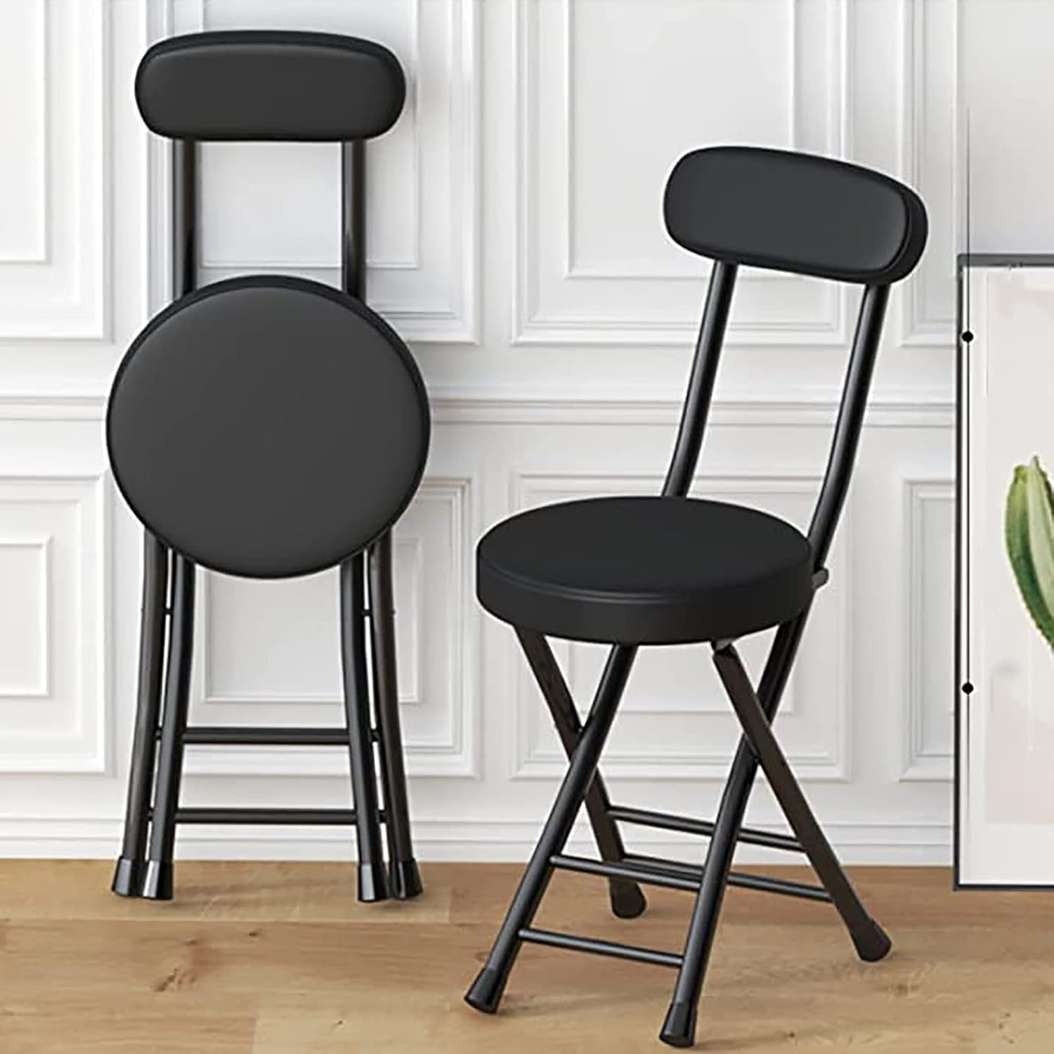 Click here for Jmhbb Folding Counter Stool 18 Inch With Backrest... prices