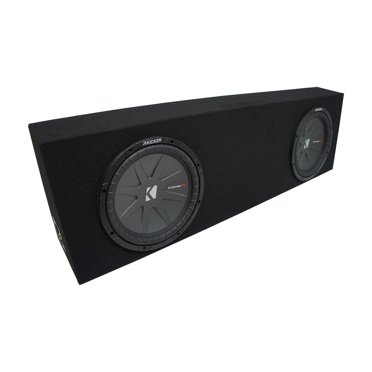 04-12 Chevy Colorado Crew Cab Truck Kicker CompVT CVT10 Dual 10" Sub Box 2 Ohm - Walmart.com