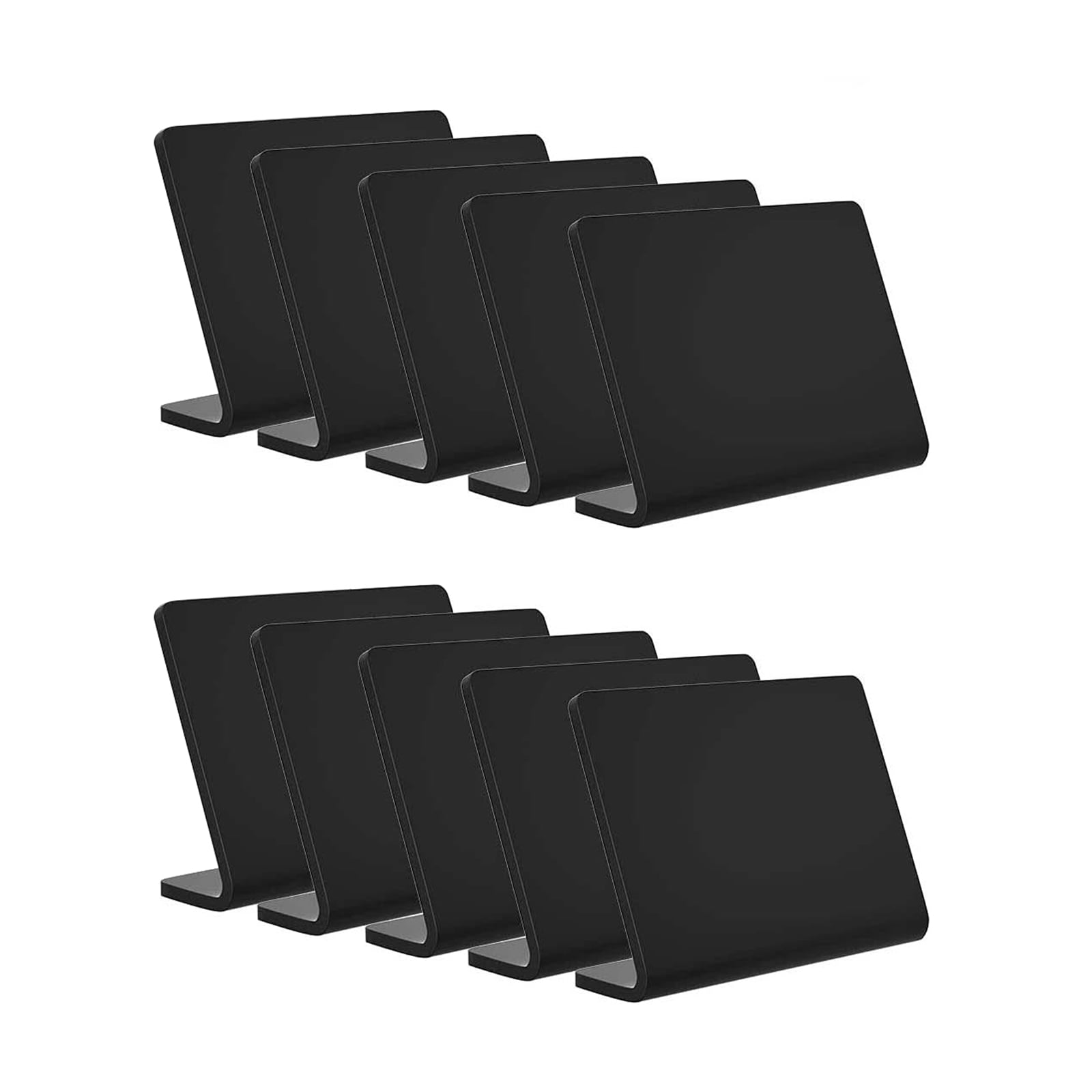 10 Pack Food Labels for Party Buffet, 3x4'' L-Shaped Mini Chalkboard ...