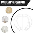MLINS Metal Lamp Shade Frame Table Lampshades Light Cover Frames White ...