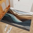 Abstract Mountain Landscape Area Rugs, 3D Scenic Carpet, Washable Non ...