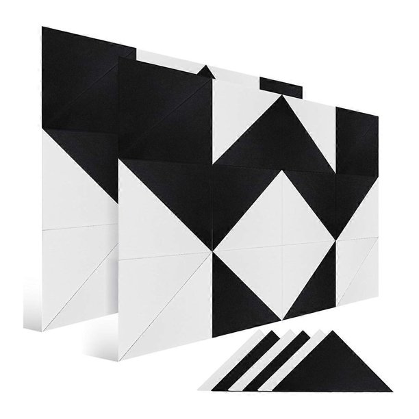 24 Pack Soundproof Wall Panels,Self-Adhesive Sound Absorbing | Bodega ...