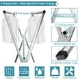 JAUREE 95 inches Clothes Drying Rack,Foldable Space Saving Laundry ...