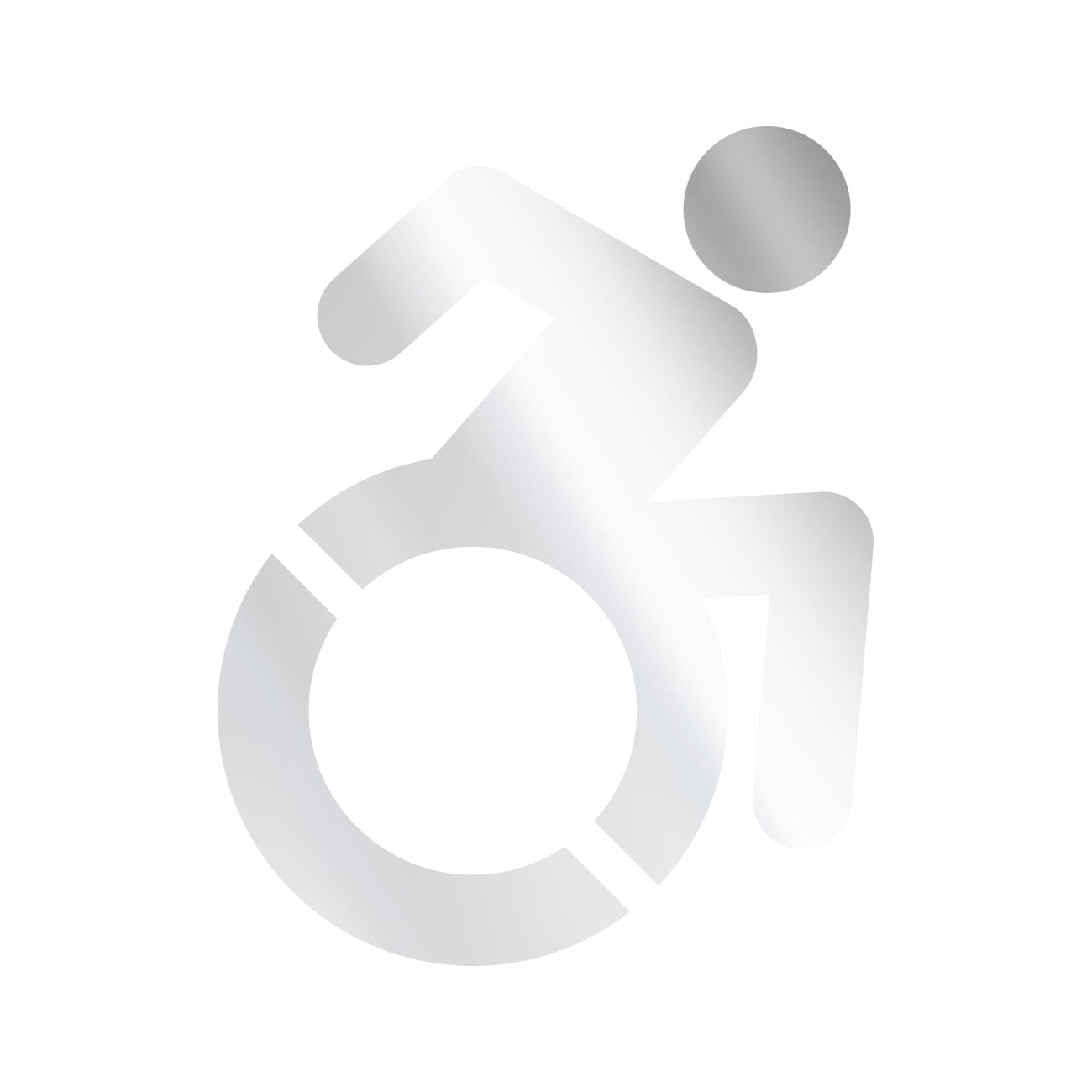 ISA Accessible Icon Sticker Decal Die Cut - Self Adhesive Vinyl ...