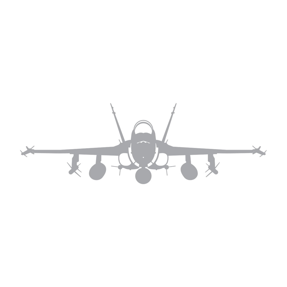F/A-18 Hornet Sticker Decal Die Cut - Self Adhesive Vinyl ...