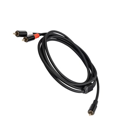 RCA to 2RCA Subwoofer Cable Y male audio audio cable Male cable RCA ...