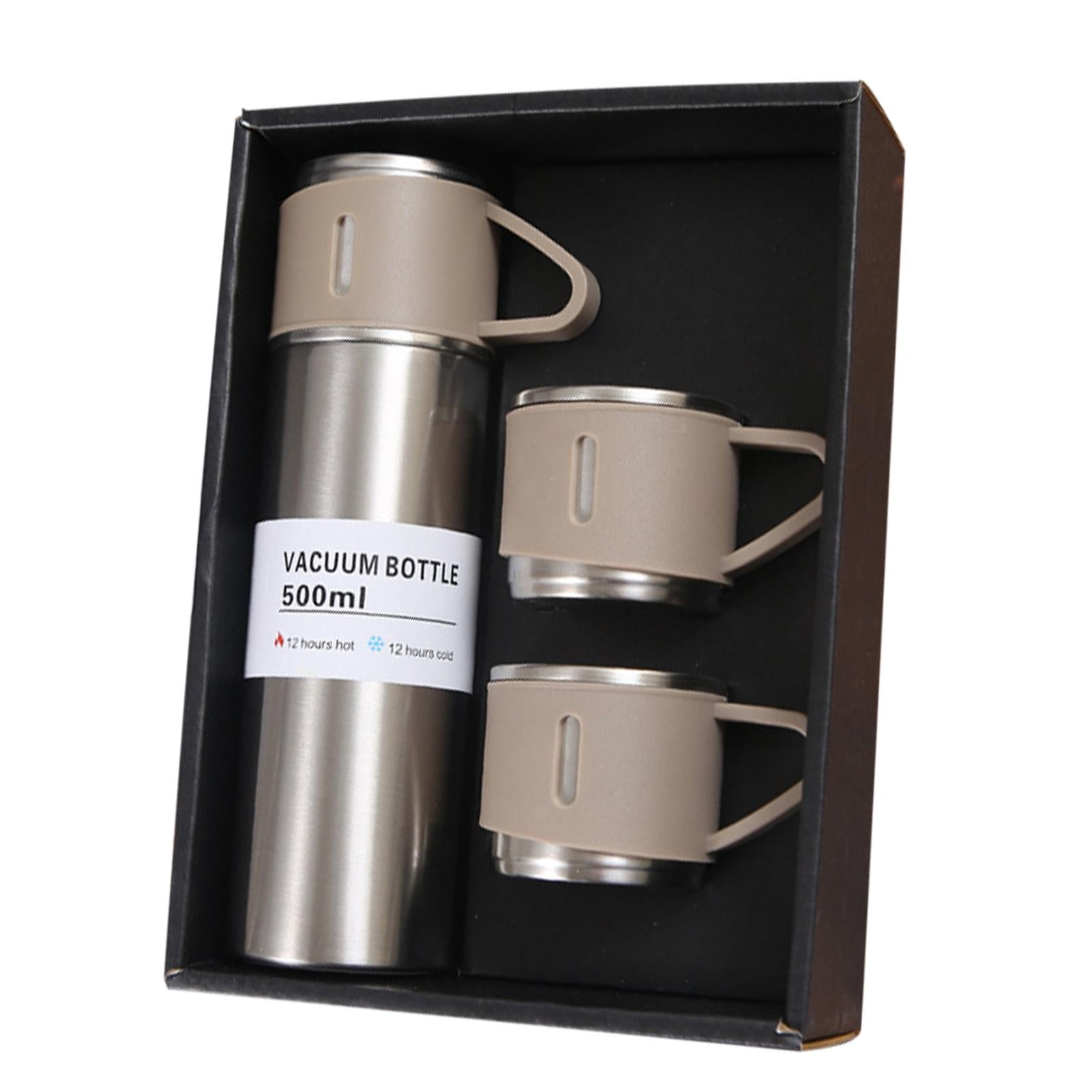 Thermal Bottle | Stainless Steel Insulated Water Bottle with 3 Lids ...