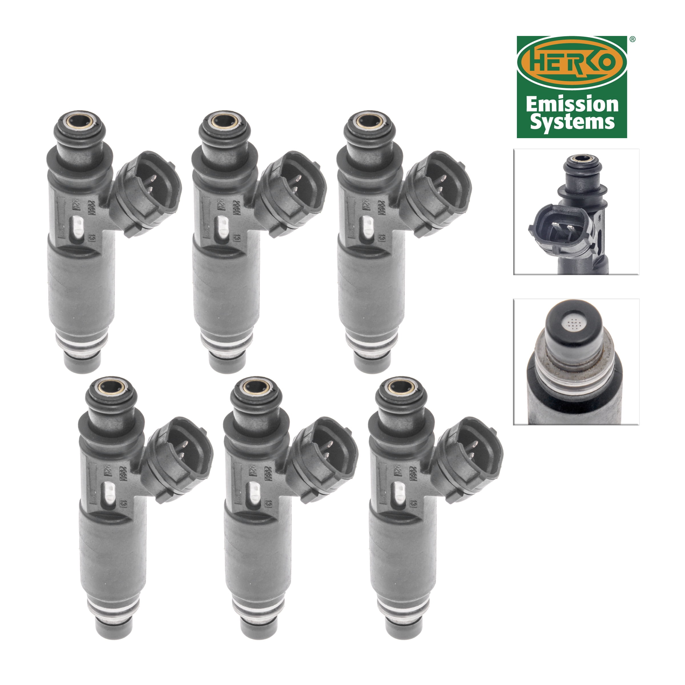 Set of 6 Herko Fuel Injector INJ602 For Mitsubishi Montero 2003-2006 ...