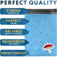 Poly Mailers 12 x 15.5 in. 500 Pack of Blue 2 Mil Polyethylene Shipping ...