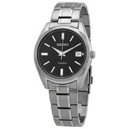 Seiko Chronograph Quartz Blue Dial Grey Titanium Men's Watch SSB387 ...