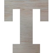 Wooden Letter Craft Q Shape, Paintable 12'' Tall Wood Alphabet DIY ...