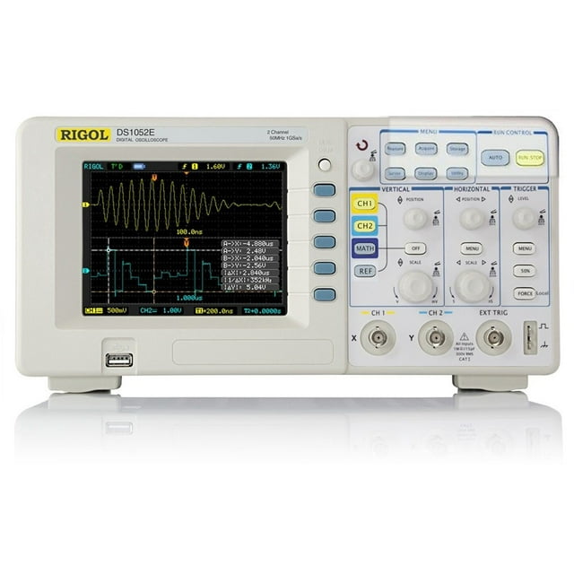 Rigol DS1052E 50MHz Digital Oscope with 2 Channels, USB Storage Access ...