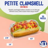 MT Products Plastic Hot Dog Container with Lid 6.5" x 2.75" x 2.6 ...