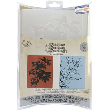 Sizzix Shadow Press A2 Debossing Folders, 6pk, Documented By Tim Holtz ...