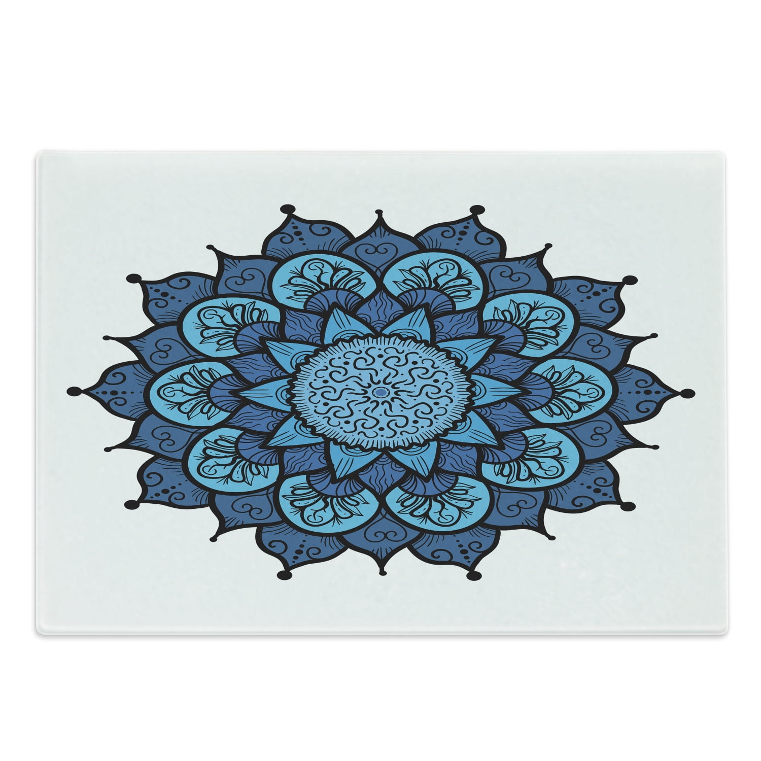 Lotus Cutting Board, Style Traditional Magic Vintage Leaves Symbolic ...