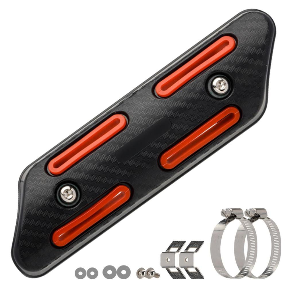 Universal Motorcycle Exhaust Pipe Heat Shield Cover Muffler Protector ...