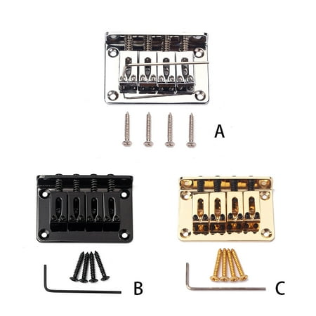 4 String Bridge With Wrench and Screws High-Strength Tuners Set Sturdy ...