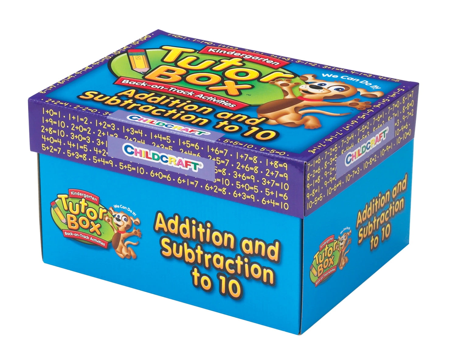 Childcraft Math Kindergarten Tutor Box Addition and Subtraction to 10 ...