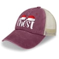 Chest Nuts Wine Red Hat Adjustable Funny Fashion Unisex Baseball Cap ...