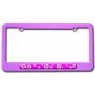 Paw Prints, Hot Pink License Plate Tag Frame, Multiple Colors - Walmart.com